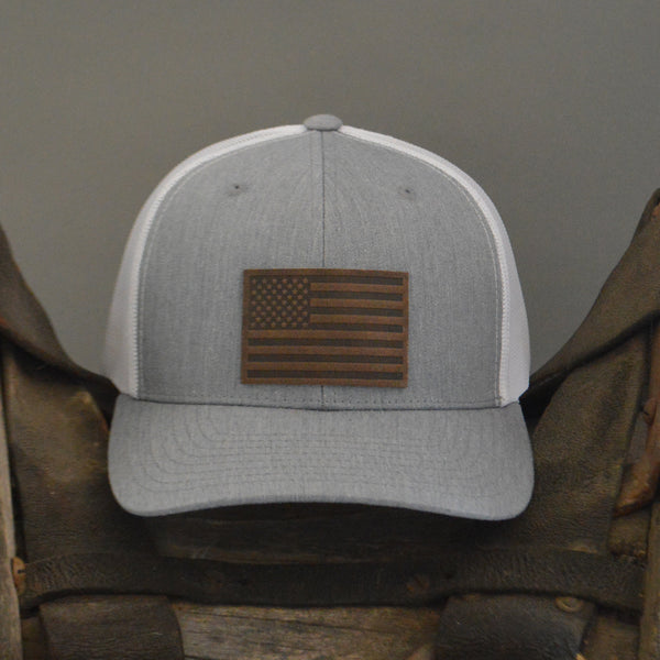 Ball Cap- American Flag Patch - Dixon Rand